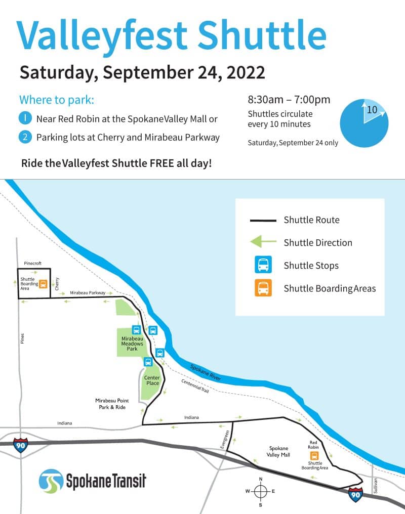 Free STA Shuttle Bus Map - Valleyfest